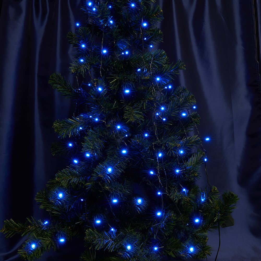 Гирлянда FERON 230V, 200 LED, синий, IP 20, шнур 1.5м, CL06 32312 ...