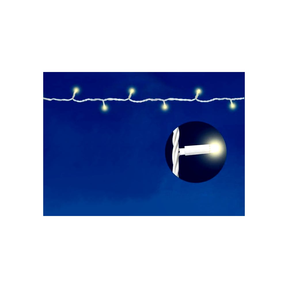 Светодиодная гирлянда Uniel ULD-S1000-120/TWK WARM WHITE IP67 с ...