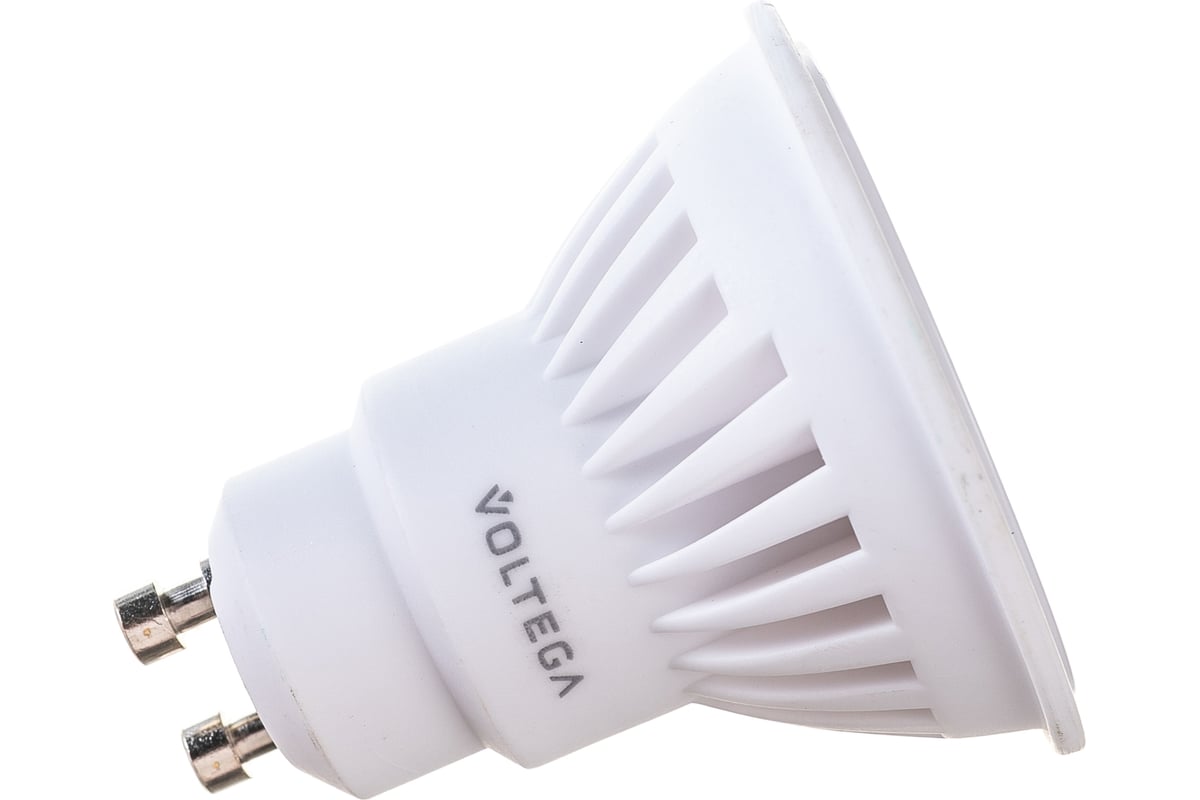 Светодиодная лампа VOLTEGA Софит GU10 2800К 10W Керамика 7072 - выгодная цена, отзывы ...