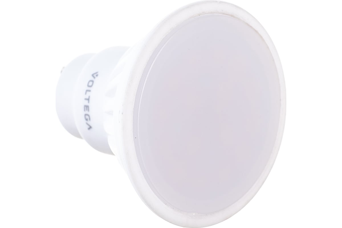 Светодиодная лампа VOLTEGA Софит GU10 2800К 10W Керамика 7072 - выгодная цена, отзывы ...