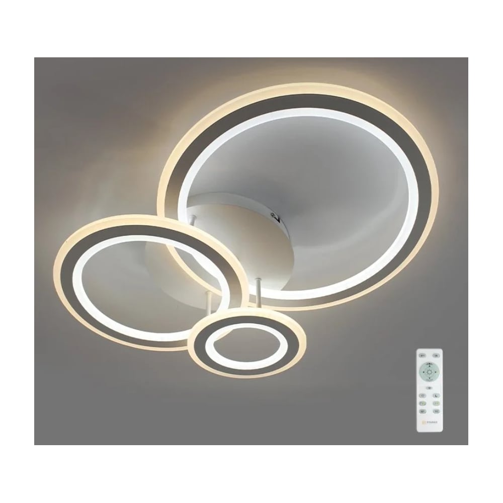 Люстра потолочная управляемая ESTARES с пультом Triplex Round 108W R ...
