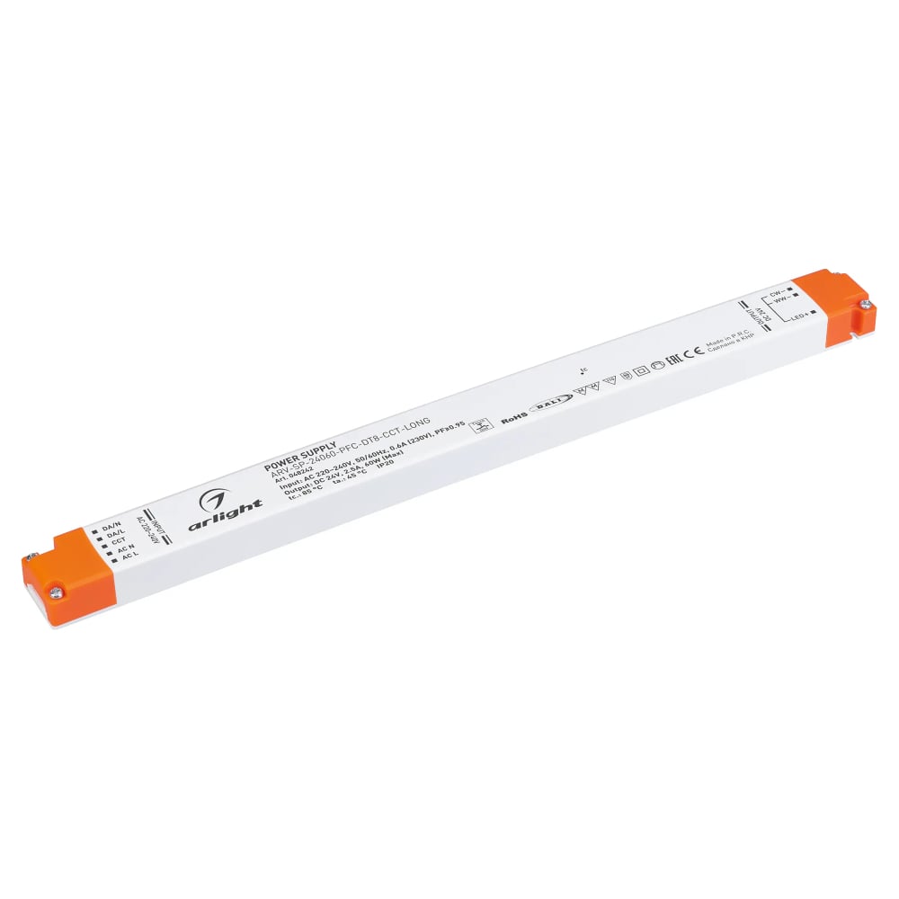 Блок питания Arlight ARV-SP-24060-PFC-DT8-CCT-LONG 1шт 048242 - выгодная цена, отзывы ...