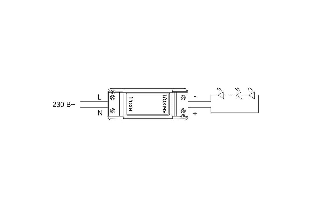 LED-драйвер IEK MG-40-600-01 E для LED светильников 36Вт LDVO0-36-0-E ...