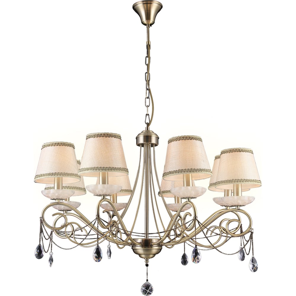 Люстра NATALI KOVALTSEVA 8xE14 40W Malaga ANTIQUE 70026-8C - выгодная ...
