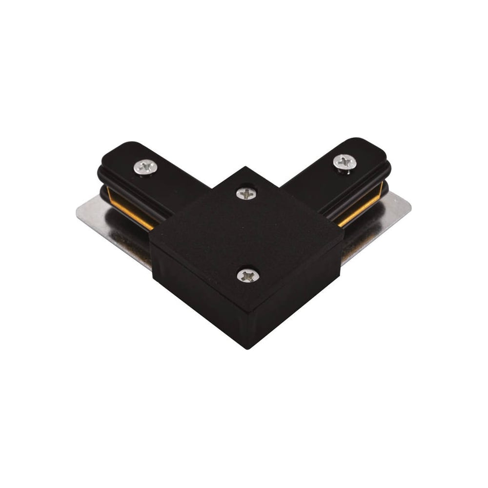 Соединитель шинопровода Horoz Electric угловой L Connector черный 220 ...