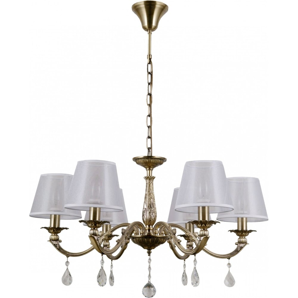 Люстра Gerhort классическая с хрусталем G11046/6AB WT - выгодная цена ...