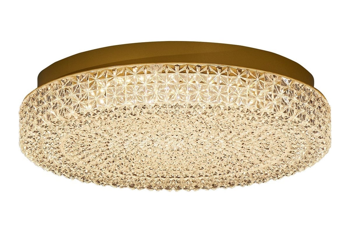 Потолочный светодиодный светильник ЭкономСвет 51306/1S GD CL - выгодная ...