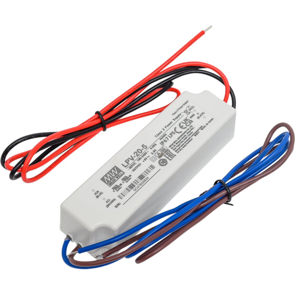LED-драйвер Mean Well LPV-20-5 AC-DC 15Вт Т00274074 - выгодная цена ...