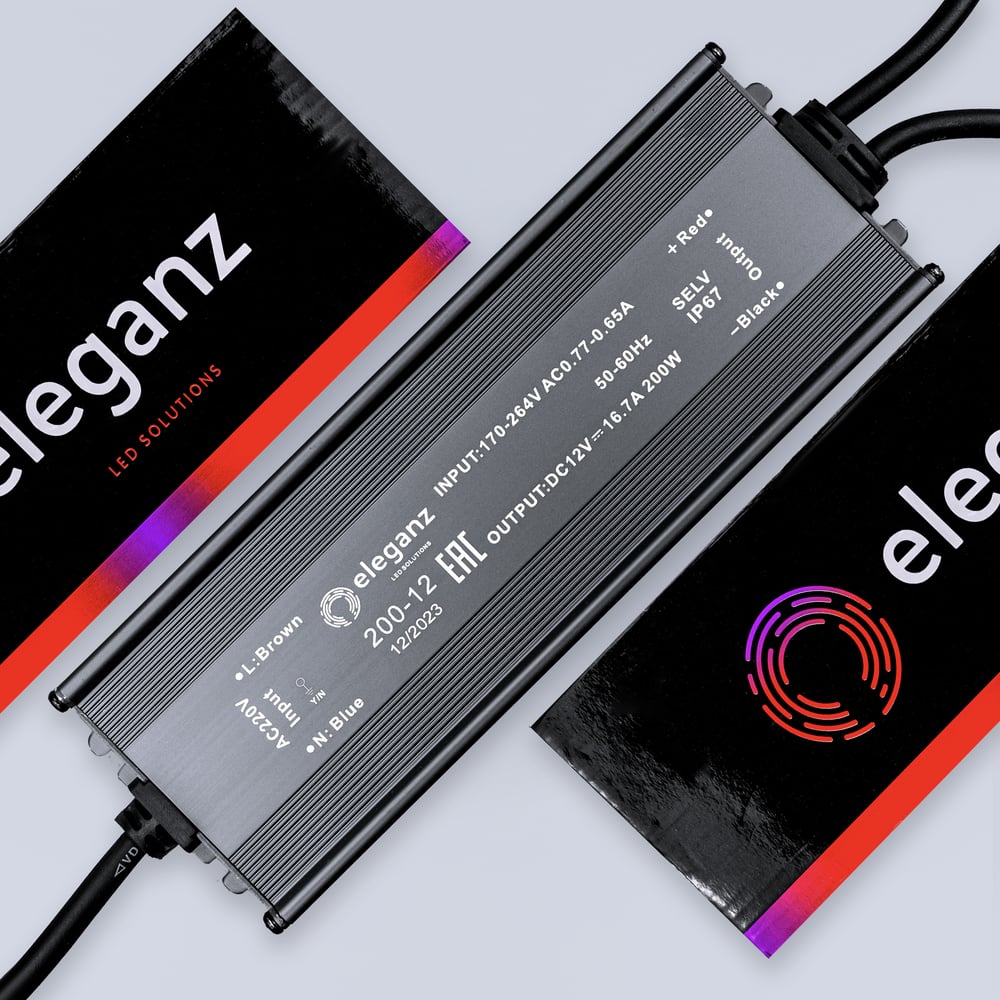 Блок питания Eleganz 12V 200W герметичный IP67 1192 - выгодная цена ...