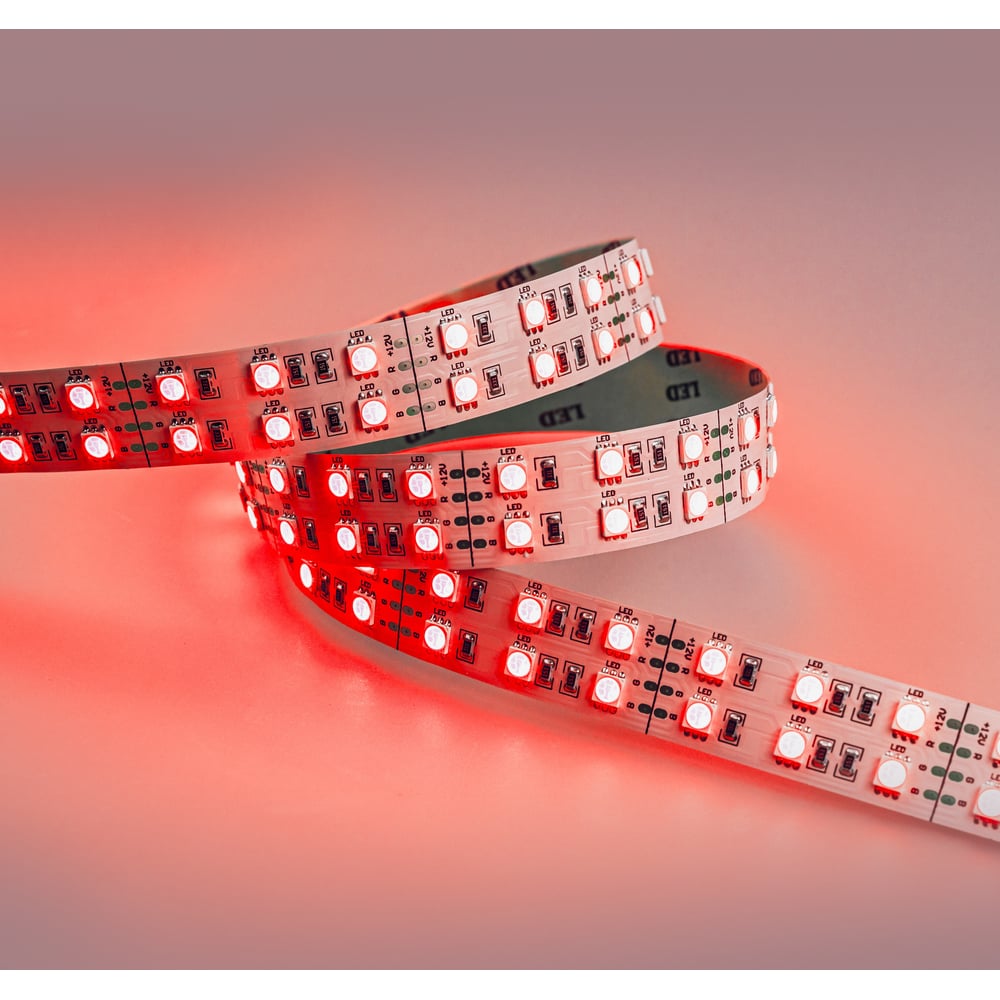 Светодиодная лента ELEGANZ LUX 5050 120 LED (28.8W/M) 12V RGB IP20 ...