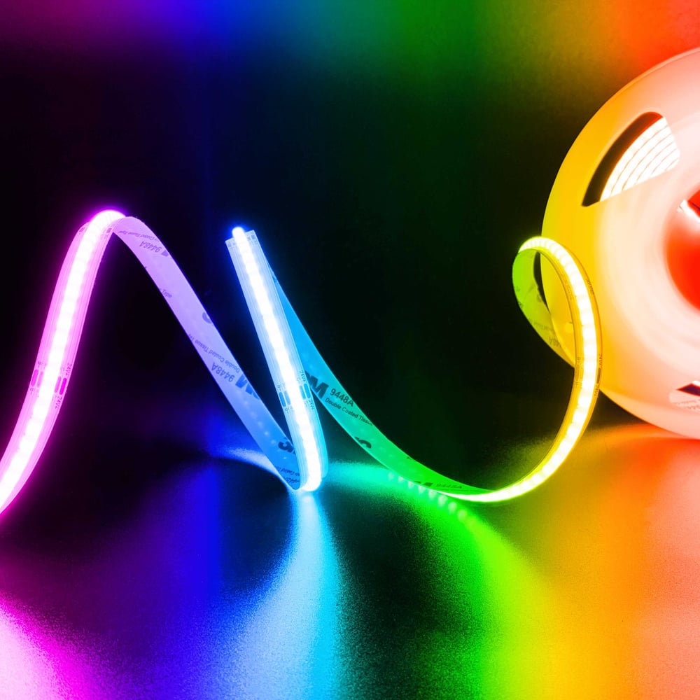 Светодиодная лента Geniled 3м 24В 14Вт/м IP33 COB RGB подсветка 576 led ...