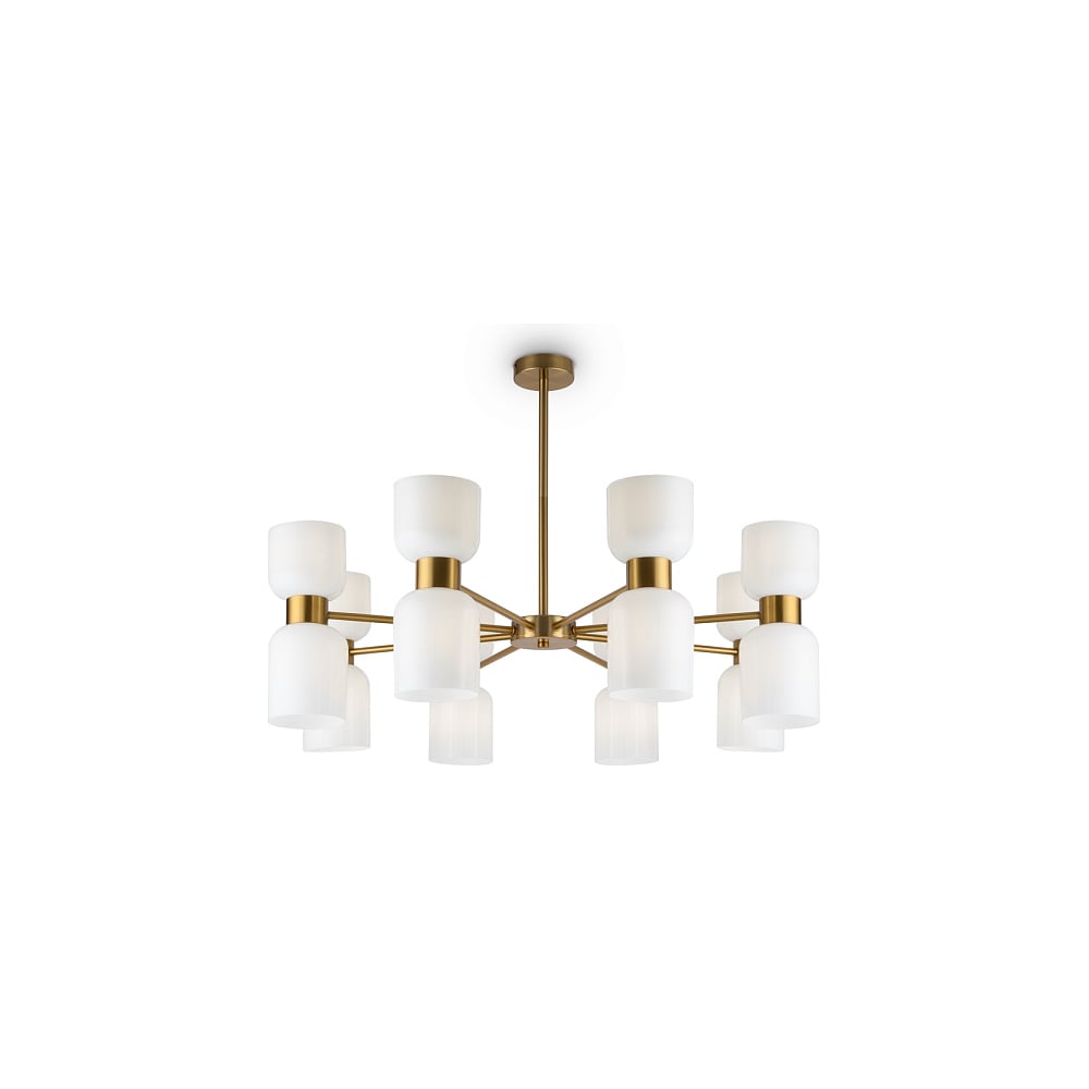 Подвесной светильник Freya Savia 16хE27x60W Латунь FR5203PL-16BS ...