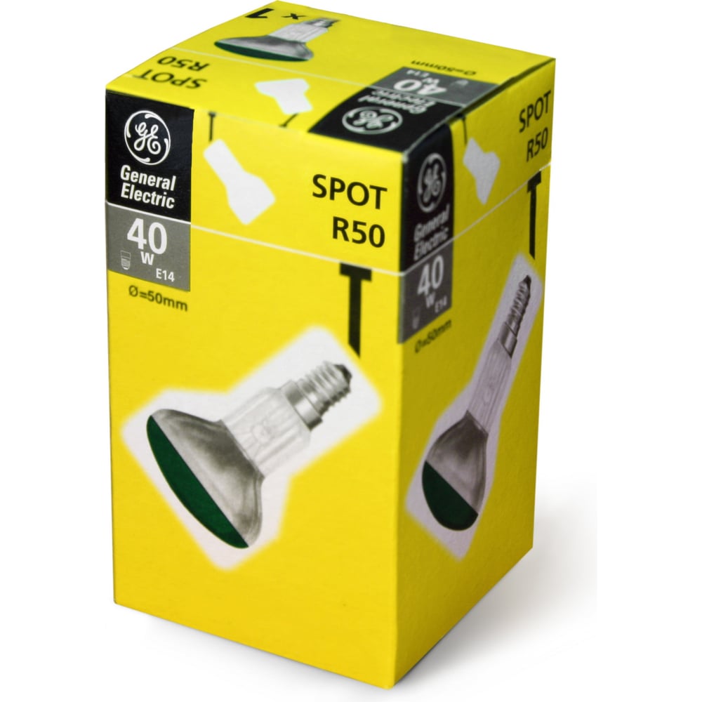Рефлекторная лампа General Electric GE 40R50/G/E14-25 91389 - выгодная ...