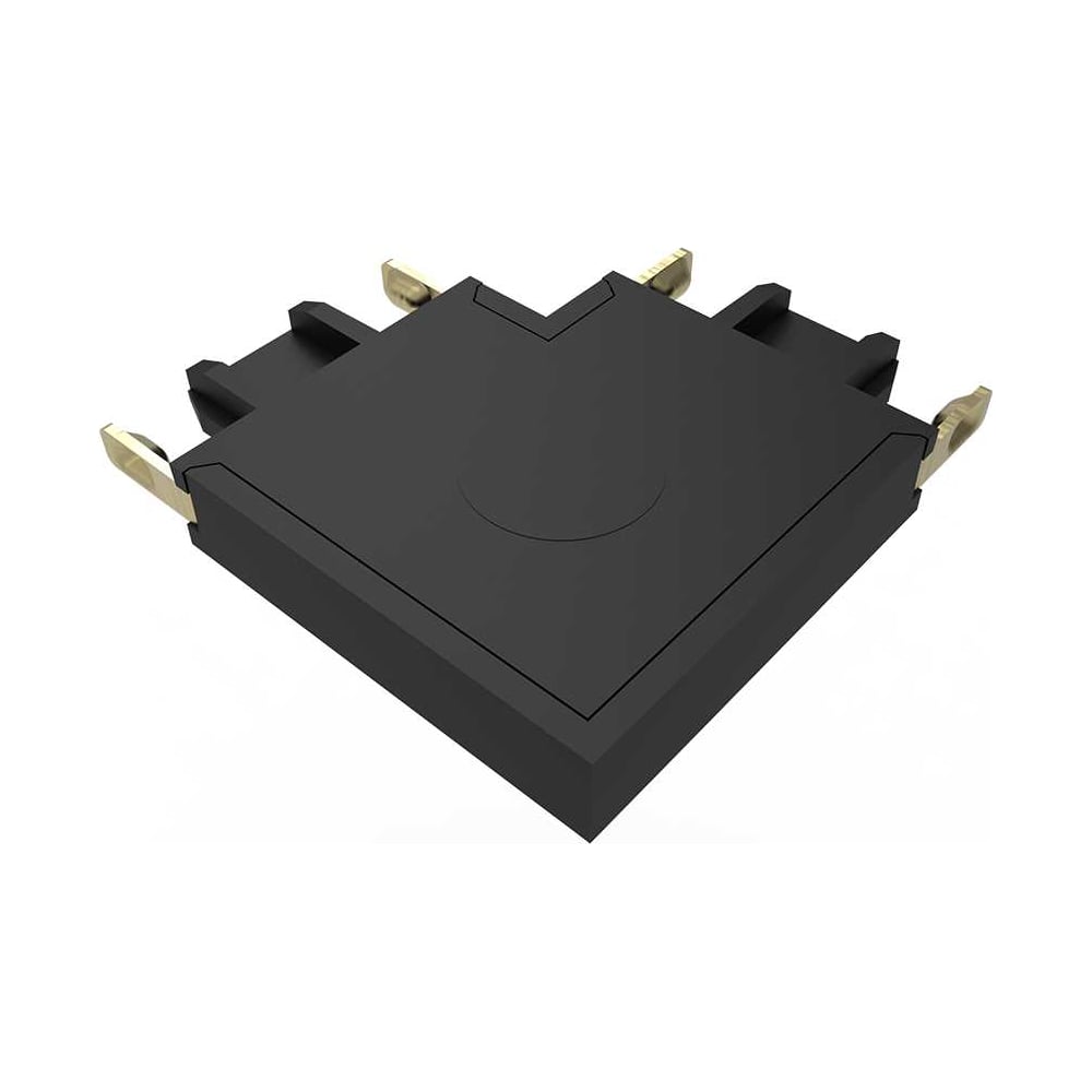 Аксессуары к шинопроводу Jazzway MTR16 CL-BL Коннектор черный L-обр ...