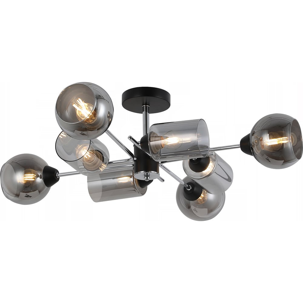 Потолочная люстра ILLUMICO IL8243-8COU-79 BK CR - выгодная цена, отзывы ...
