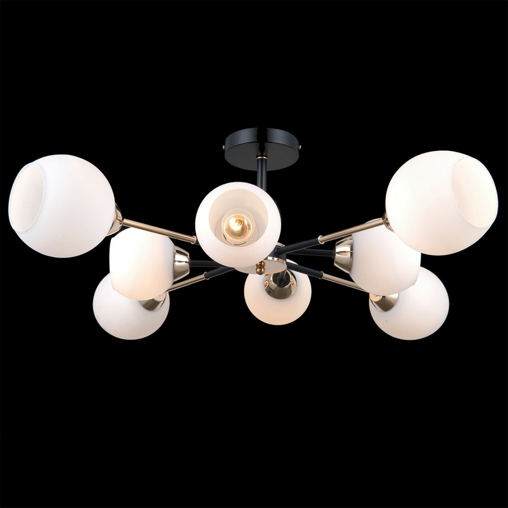 Потолочная люстра ILLUMICO IL0715-8CSQ-24 BK GD LIBRA - выгодная цена ...