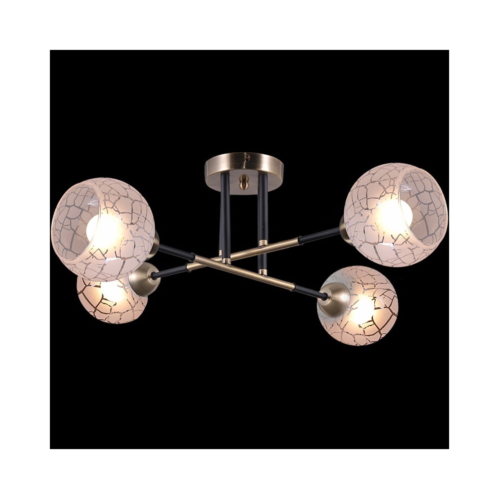 Потолочная люстра ILLUMICO IL9573-4CSQ-79 BK AB - выгодная цена, отзывы ...
