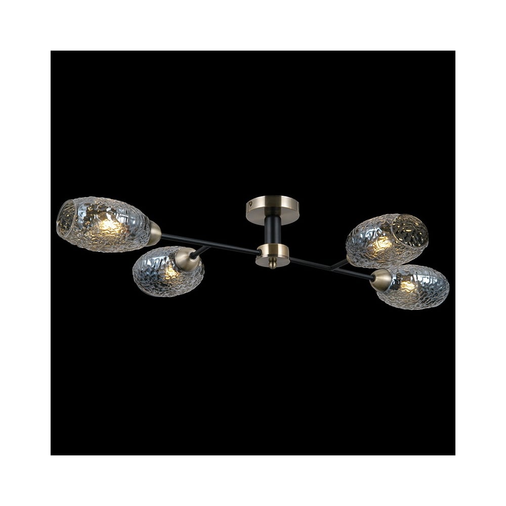 Потолочная люстра ILLUMICO IL0285-4CSQ-79 BK AB - выгодная цена, отзывы ...