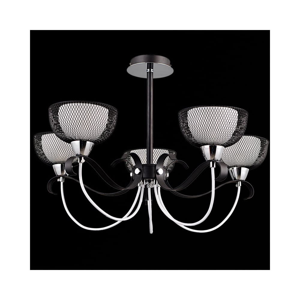 Потолочная люстра ILLUMICO IL8724-5CSQ-79 CR BK - выгодная цена, отзывы ...