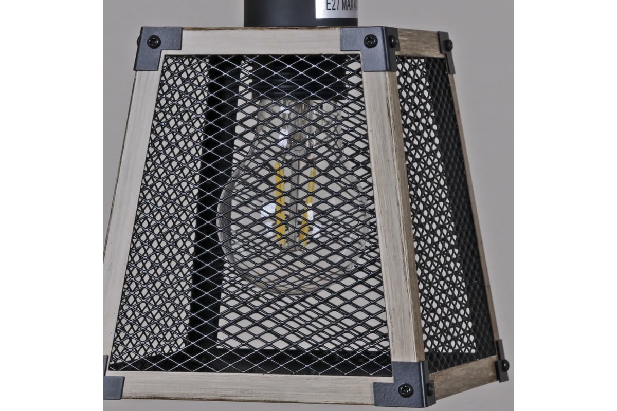 Подвесной светильник ILLUMICO IL1006-4LL-05 BK WOOD - выгодная цена ...