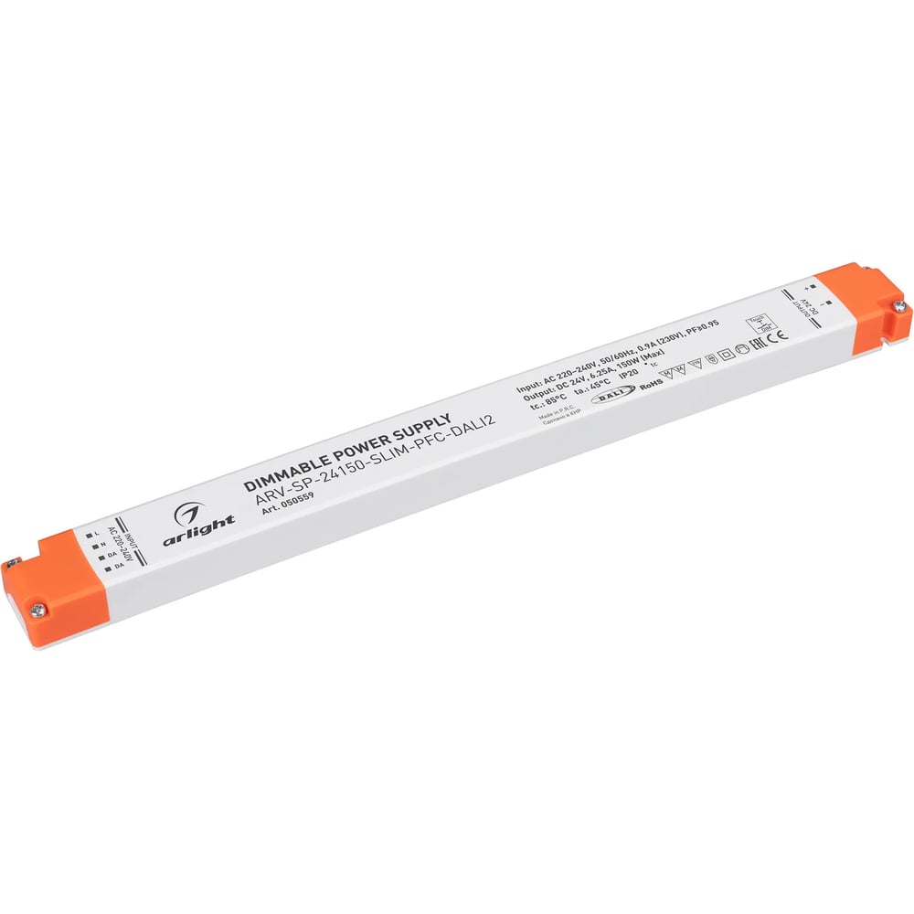 Блок питания Arlight ARV-SP-24150-SLIM-PFC-DALI2 1 шт. 050559 - выгодная цена, отзывы ...