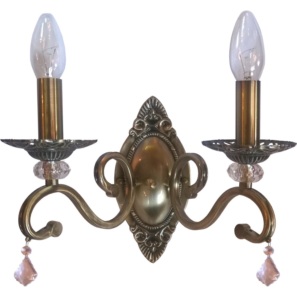 Бра JUPITER LIGHTING латунь-2х60W E14 230V, 24-29-19 N10-1208/2 - выгодная цена, отзывы ...