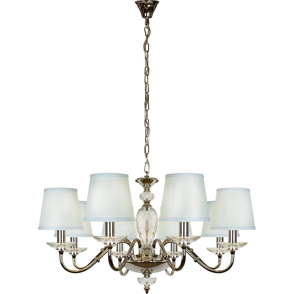 Подвесной светильник iLAMP Dolce Vita никель+голубой P2345-8 nic ...