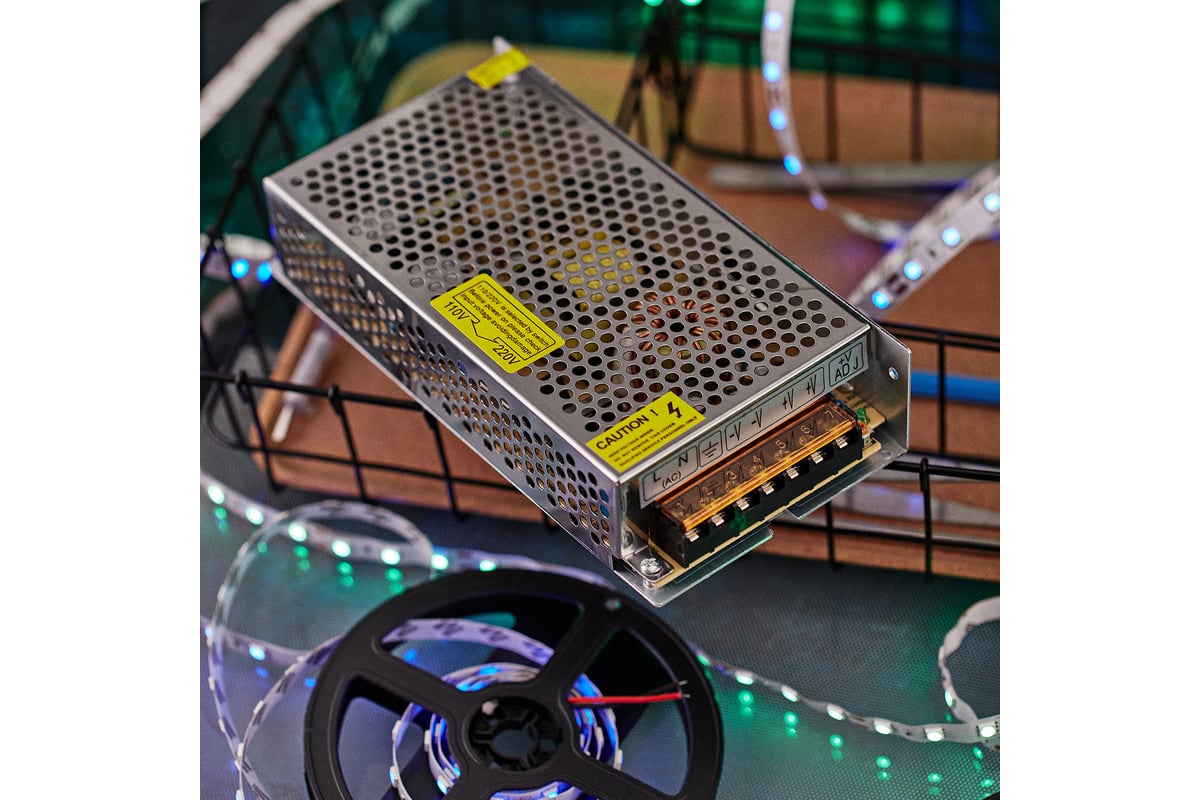 Источник питания REXANT 12 В 150 Вт 12,5 А открытый 200-150-1 - выгодная цена, отзывы ...