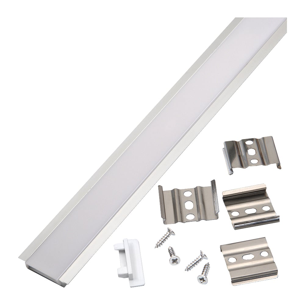 Профиль General Lighting Systems GAL-GLS-2000-6-31 белый (2м профиль+2м ...