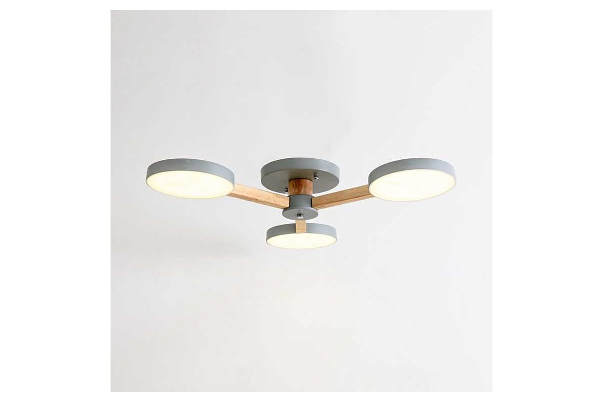 Потолочная люстра IMPERIUMLOFT TURNA 3 Gray 178332-26 - выгодная цена ...