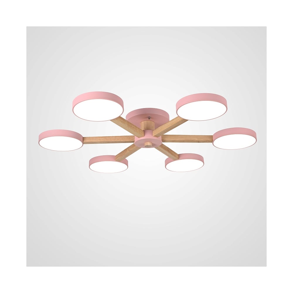 Потолочная люстра IMPERIUMLOFT TURNA 6 Pink 178339-26 - выгодная цена ...