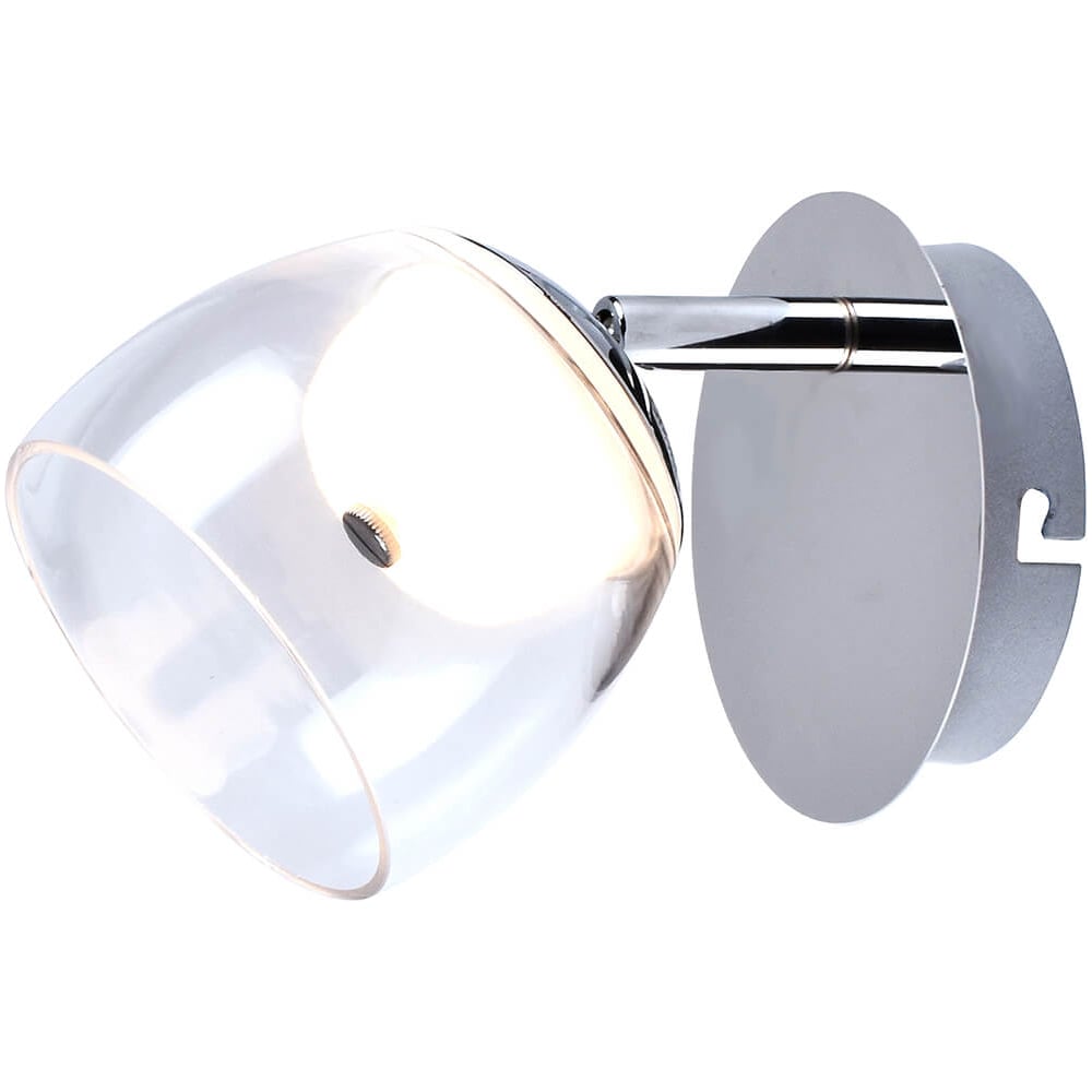 Поворотный светильник HIPER LED 1х5Вт 3000K CHROME H821-0 - выгодная ...