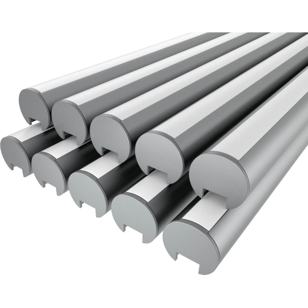 Комплект профиля Ledcraft LC-LKS2328M16-1x10Silver 10 шт серебро (1м профиль+1м рассеиватель+2 ...