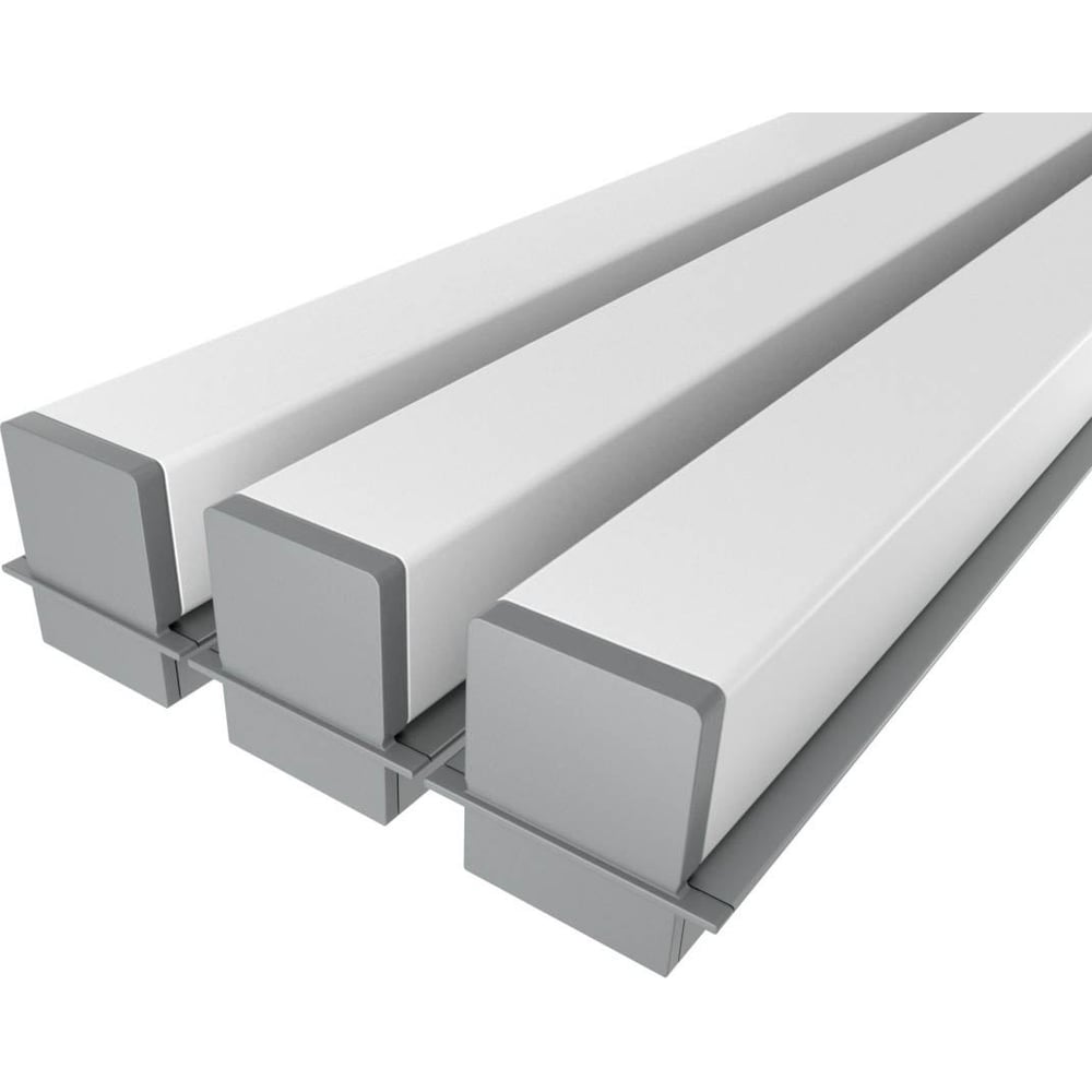 Комплект Ledcraft LC-LPV0722M1716-3x3Silver из 3 шт серебро (3м профиль+3м рассеиватель+2 ...