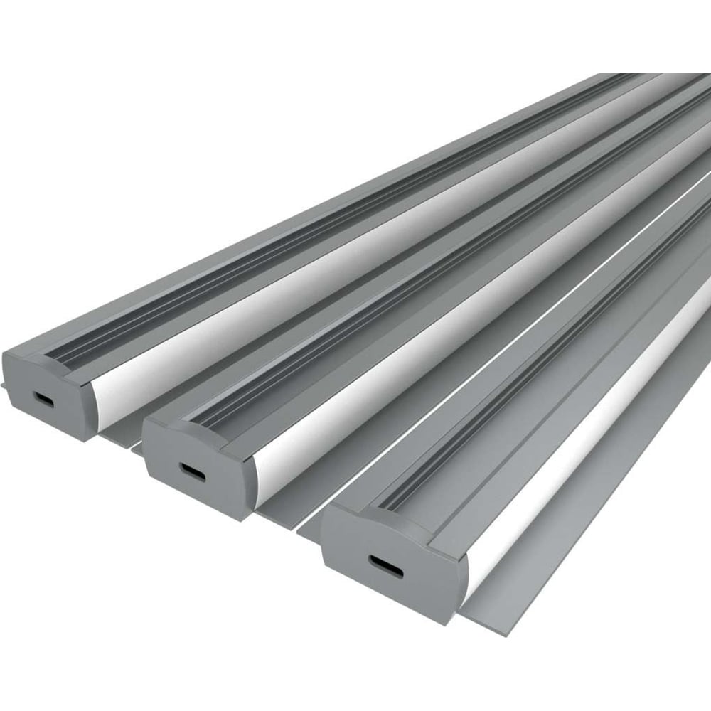 Комплект профиля Ledcraft LC-LPN4916M16-3x3Silver 3 шт, серебро (3м ...