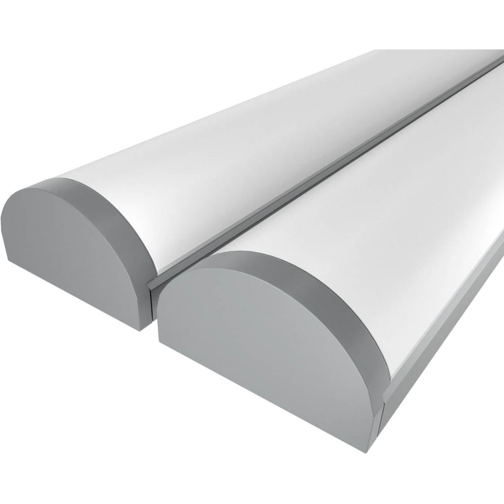Комплект Ledcraft LC-LP0733M36R-2x2Silver из 2 шт серебро (2м профиль+2м рассеиватель+2 заглушки ...
