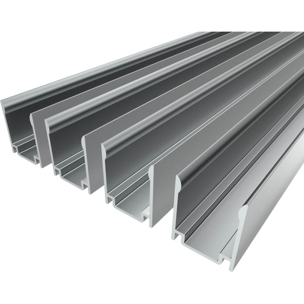 Комплект Ledcraft LC-LP1916-2x4Silver из 4 шт серебро (2м профиль ...