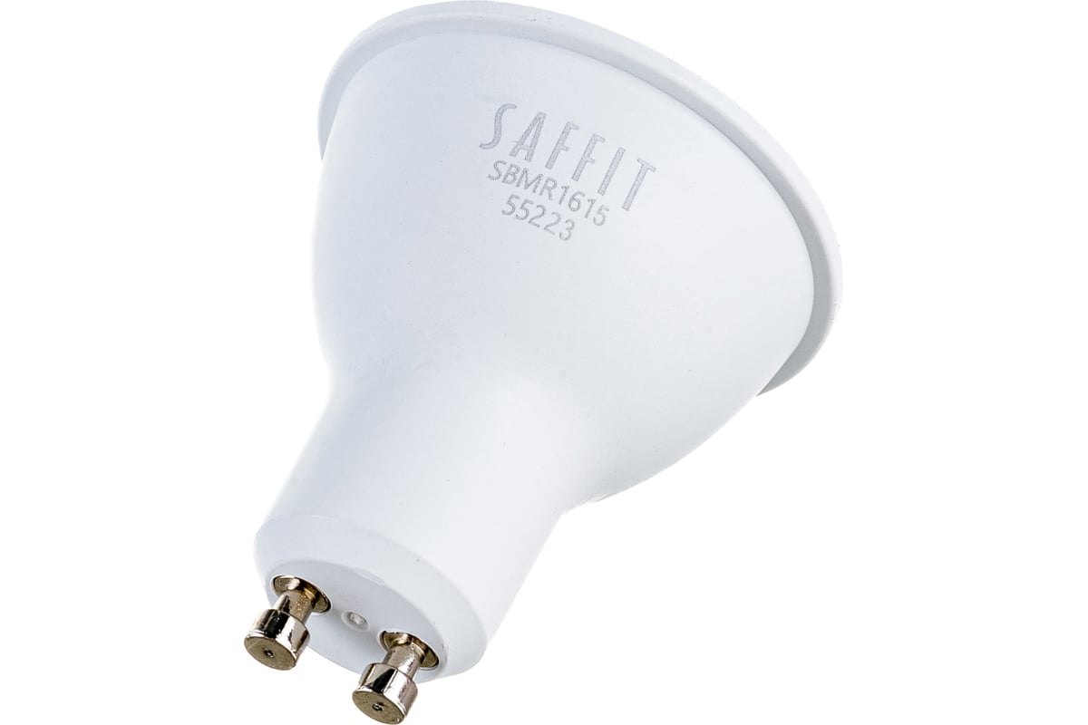 Светодиодная лампа SAFFIT SBMR1615 MR16 GU10 15W 6400K 55223 - выгодная ...