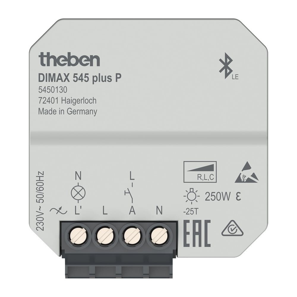 Диммер Theben DIMAX 545 plus P 5450130 - выгодная цена, отзывы ...