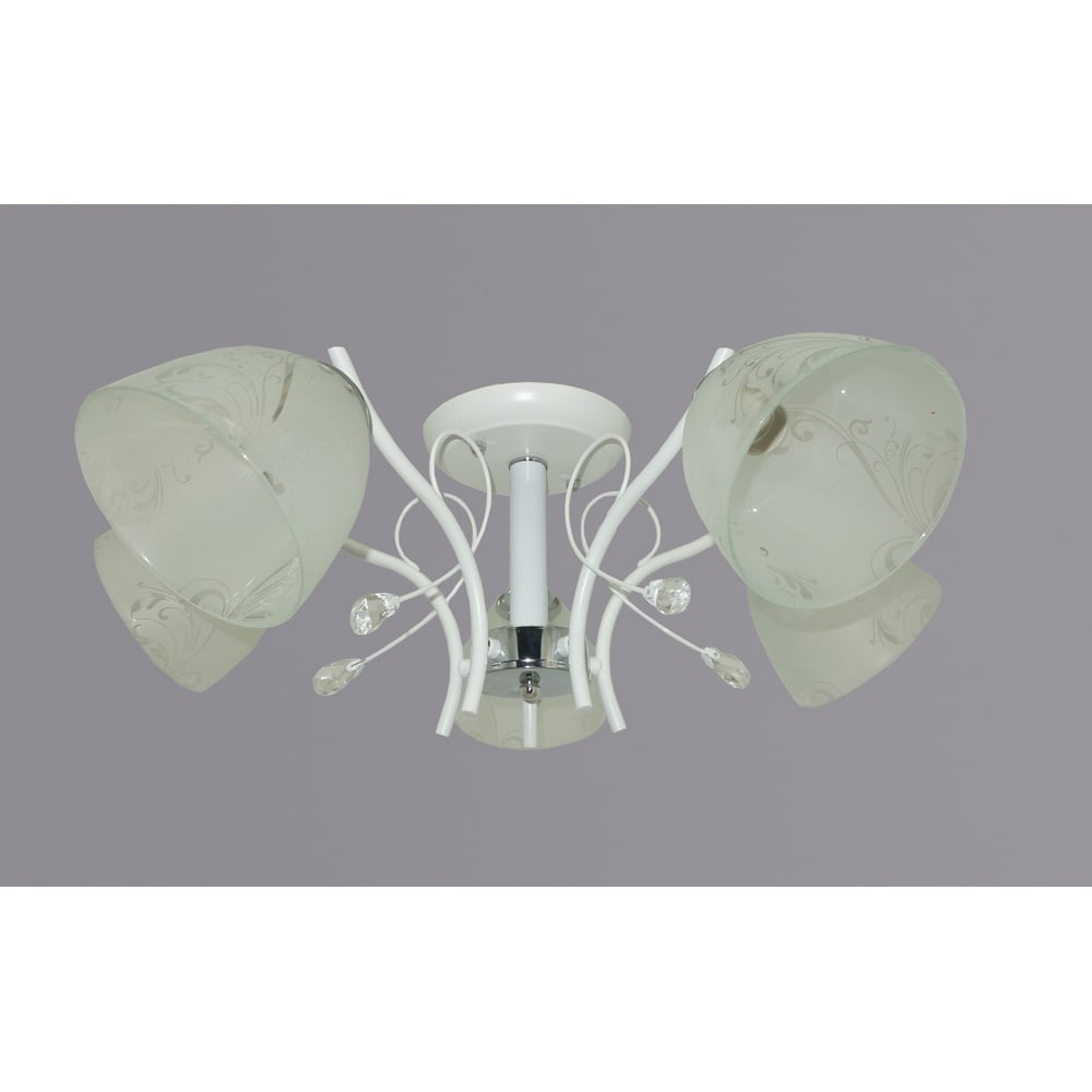 Люстра РОССВЕТ 5х60ВтхE27 РС20546 WT+CR/5C - выгодная цена, отзывы, характеристики, фото ...