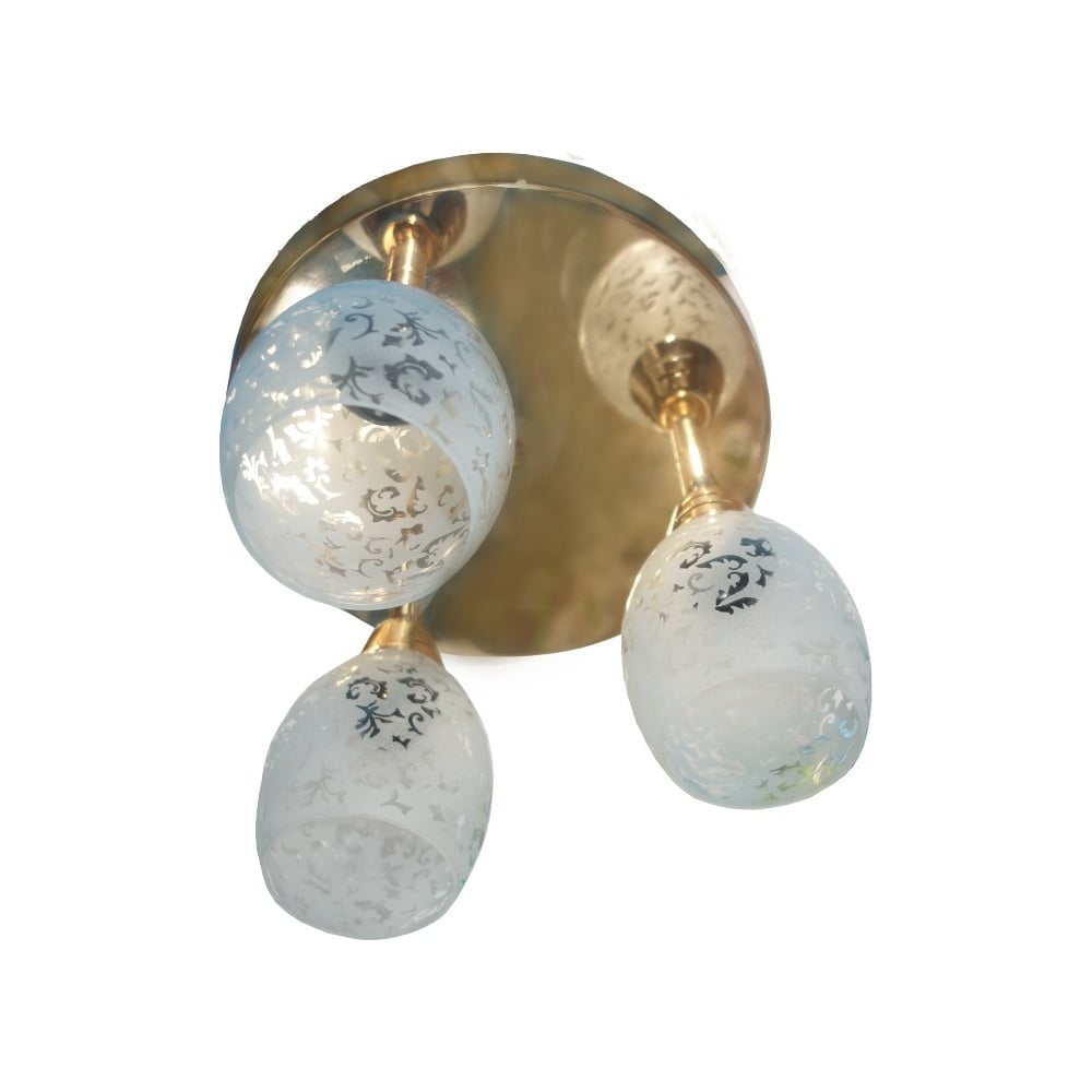 Настенно-потолочный спот РОССВЕТ 3* 40Вт* E14 РС17300 CG/3S - выгодная ...