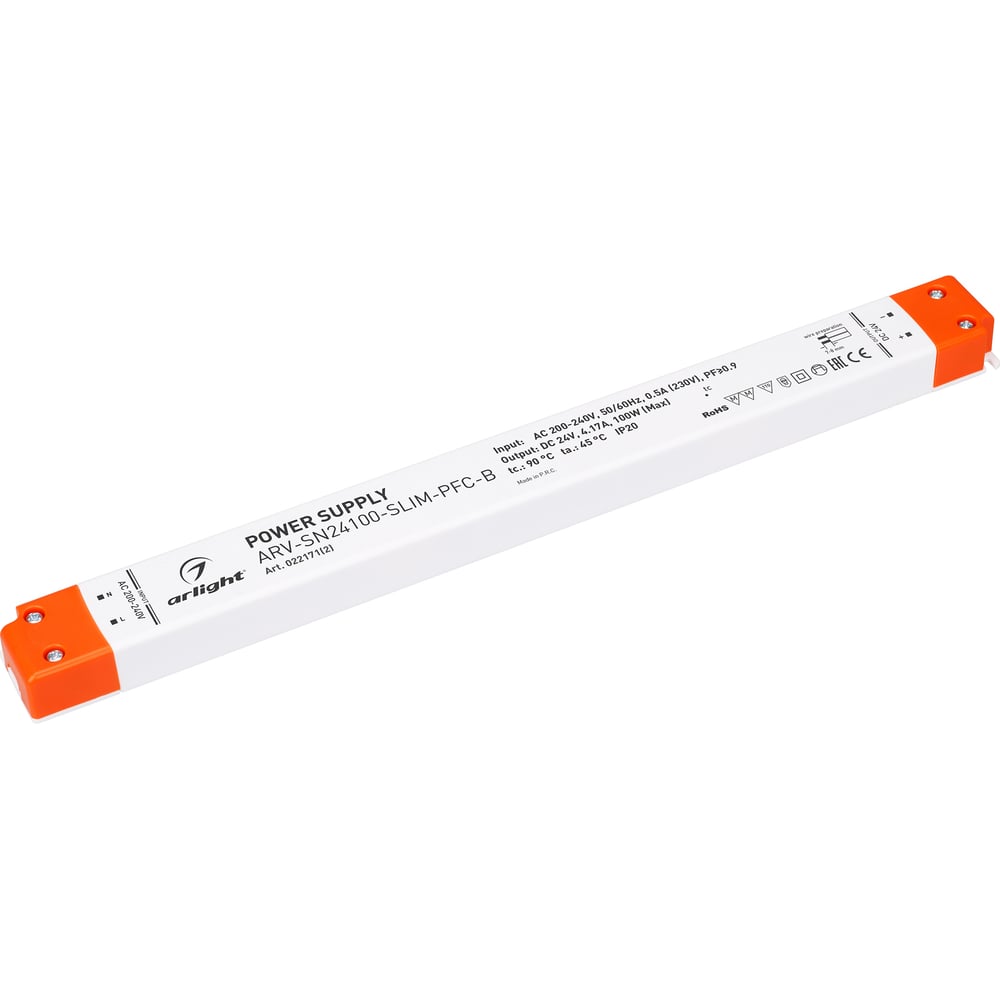 Блок питания Arlight ARV-SN24100-SLIM-PFC-B 0221712 - выгодная цена ...
