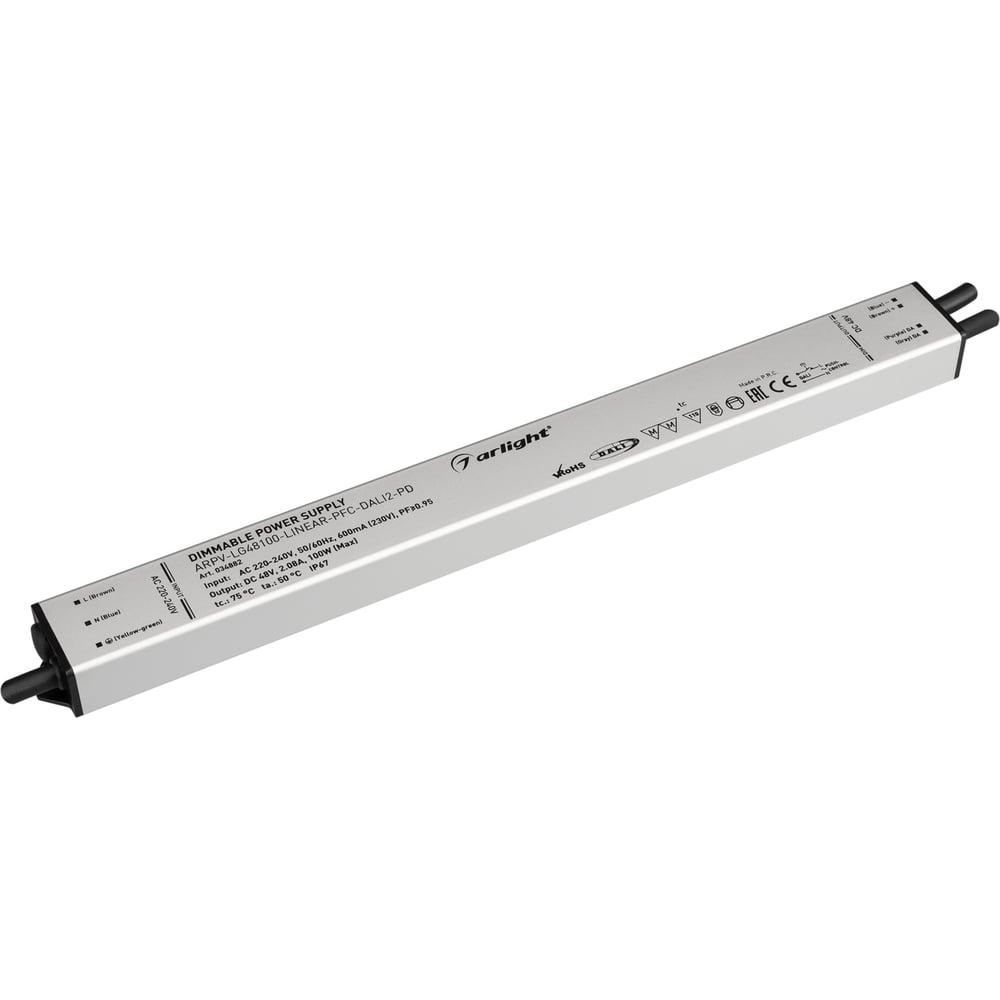Блок питания Arlight ARPV-LG48100-LINEAR-PFC-DALI2-PD 034882 - выгодная цена, отзывы ...