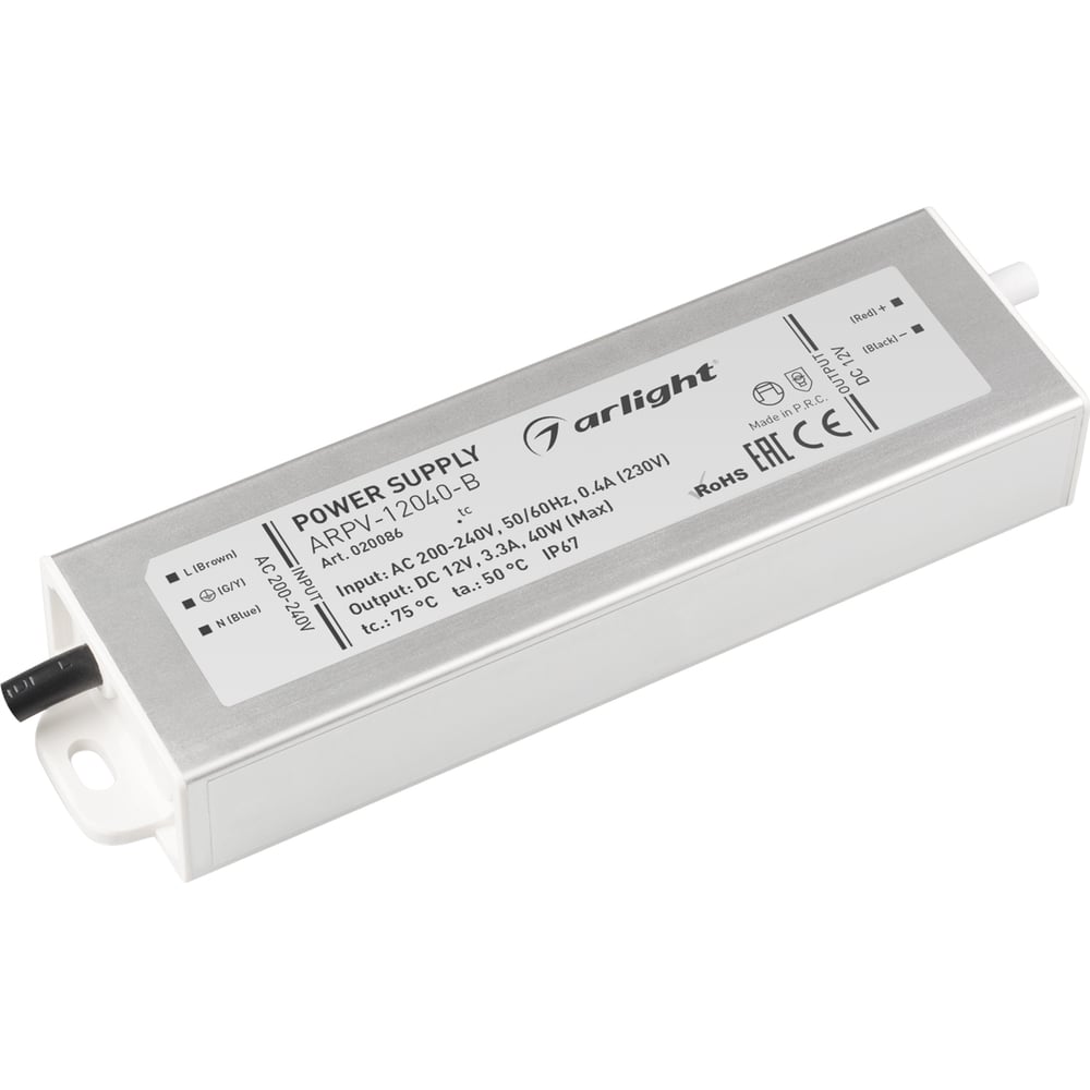 Блок питания Arlight ARPV-12040-B 020086 - выгодная цена, отзывы ...