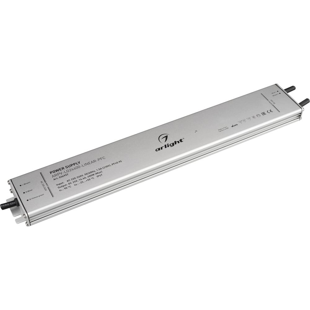Блок питания Arlight ARPV-LG24400-LINEAR-PFC 036957 - выгодная цена, отзывы, характеристики ...