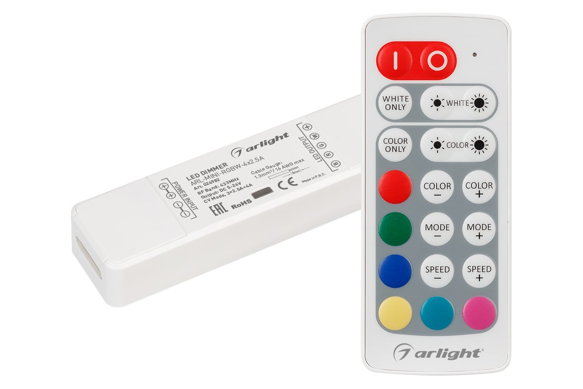 Контроллер Arlight ARL-MINI-RGBW-4x2.5A 0 24982 - выгодная цена, отзывы, характеристики, фото ...