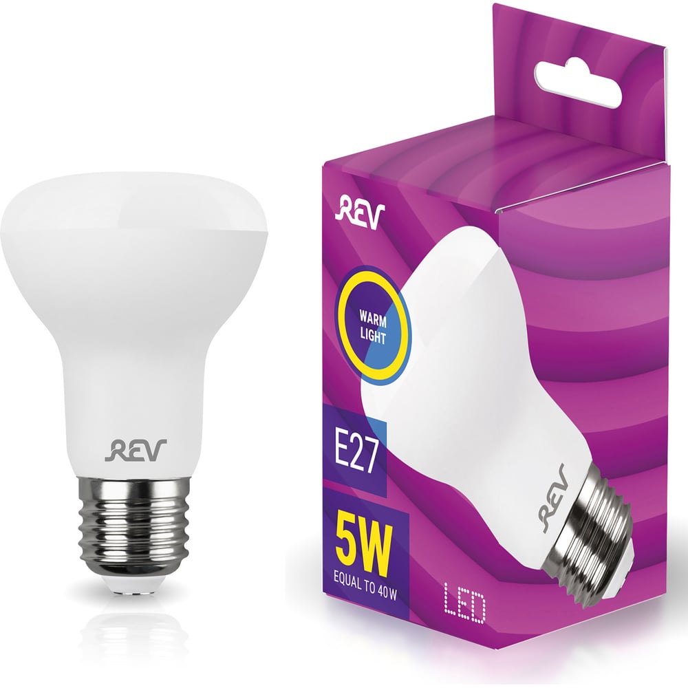 Светодиодная лампа LED R63 E27 5Вт 2700K REV 32334 1 - выгодная цена ...