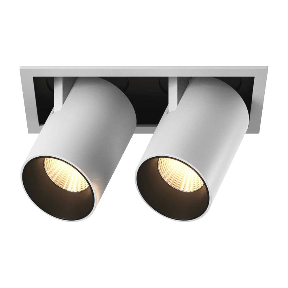 Встраиваемый двойной led светильник DesignLed gl 7117-2/12w 12 w 3000k ...