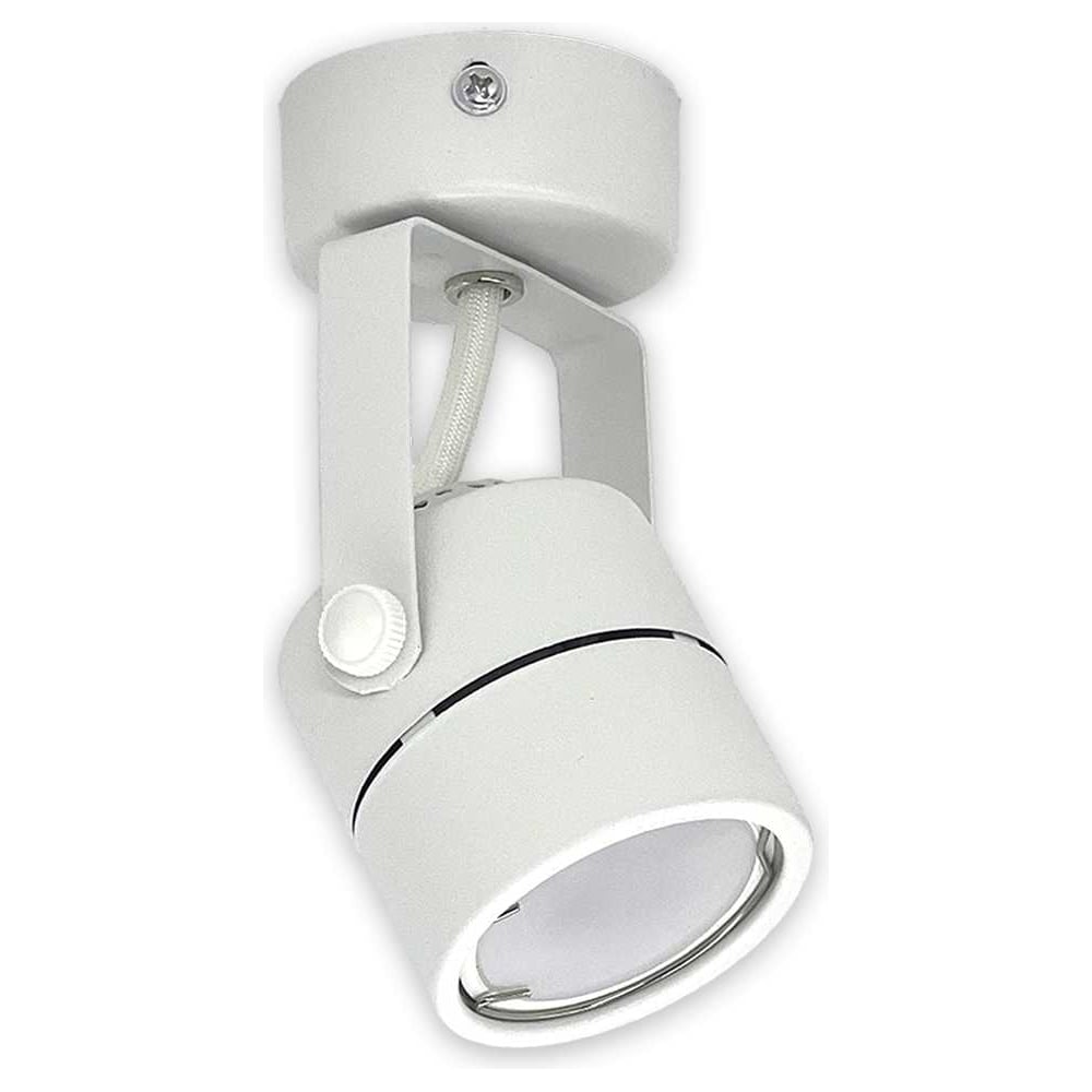 Накладной поворотный светильник truEnergy gu10 d50xh130 ip20 белый ...