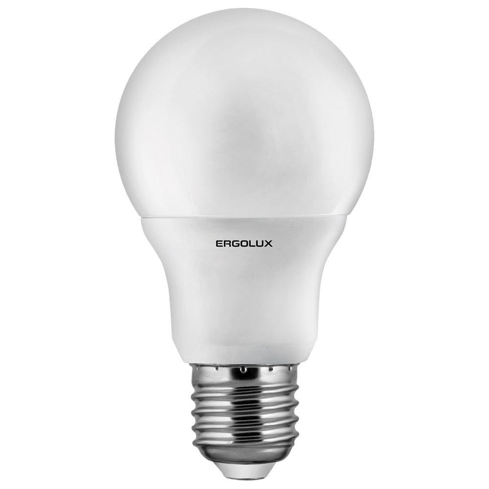 Светодиодная лампа ЛОН Ergolux LED-A60-9W-E27-3K ПРОМО 9Вт E27 3000K ...